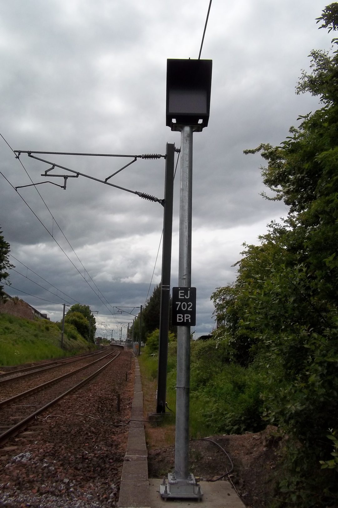 Hinged Lightweight Signal Post - Signal House Group Limited
