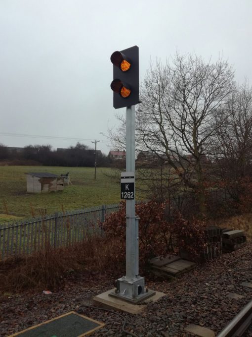 Hinged Lightweight Signal Post - Signal House Group Limited